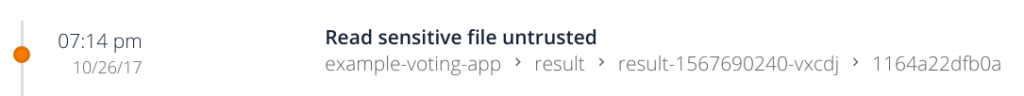 Sysdig Secure Docker Native Run Time Security Sysdig