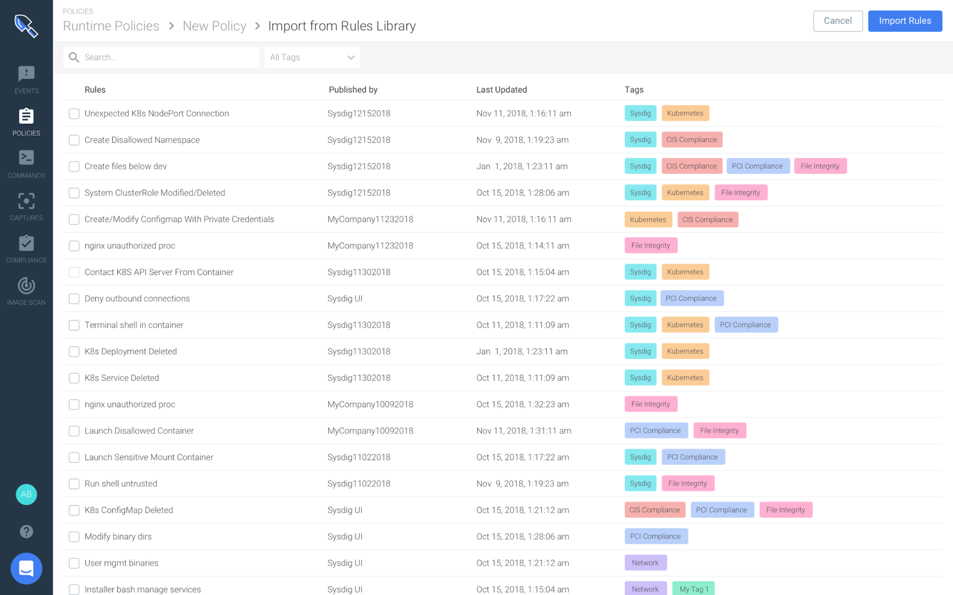 Sysdig Secure 2.4 Runtime Profiling for Anomaly Detection Sysdig Secure 2.4 Runtime Profiling for Anomaly Detection