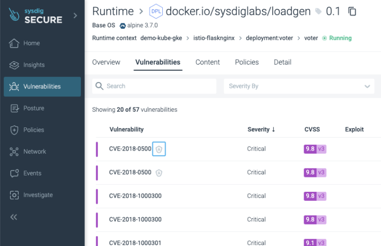 End To End Vulnerability Scanning With Sysdig Secure Sysdig