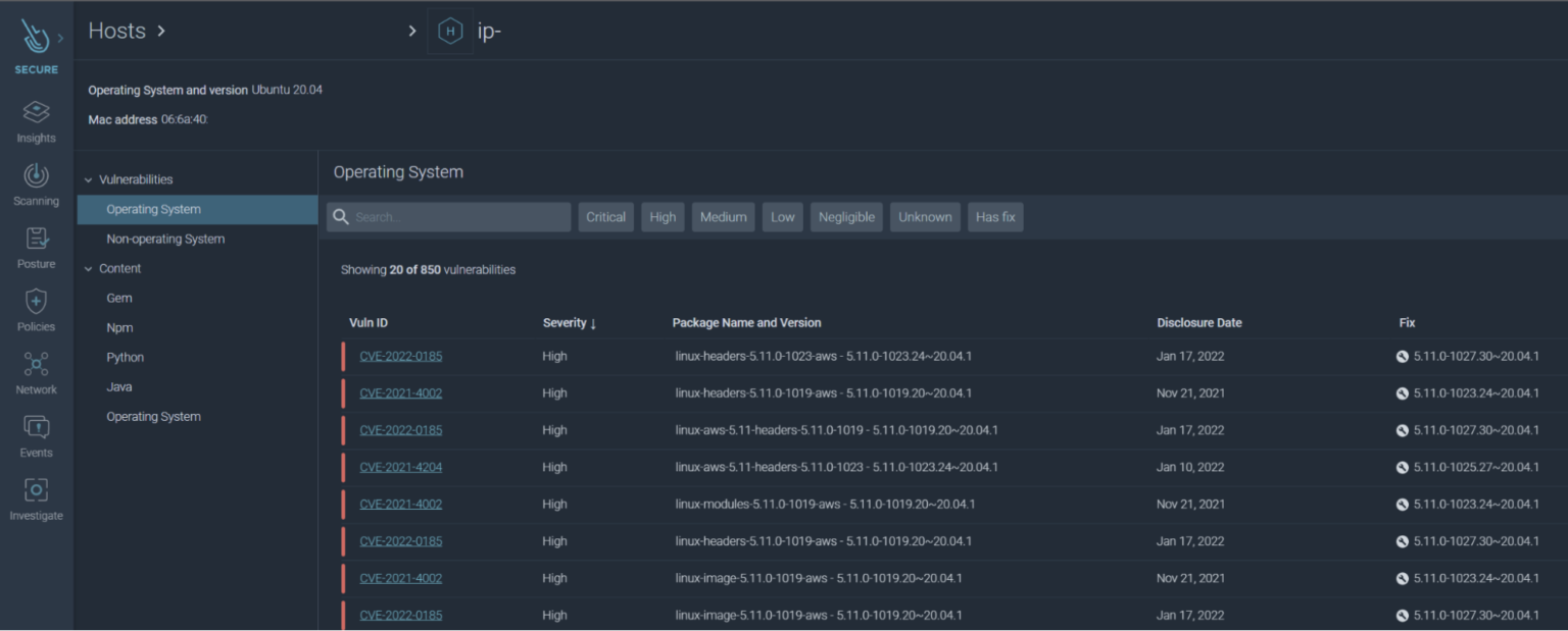 Cve 2022 0185 Detecting And Mitigating Linux Kernel Vulnerability Causing Container Escape Sysdig
